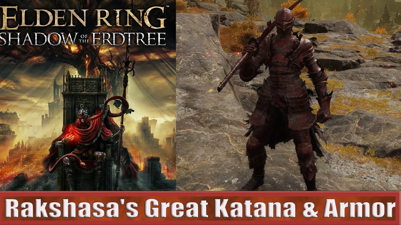 Rakshasas Great Katana And Armor Set Location Elden Ring Shadow Of The