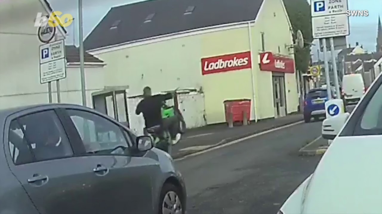 Funny Video Shows Dude Falling Off Motorcycle After Attempting a ...