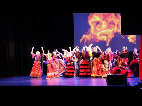 ARABESKA-dance studio LV.Fragment from gipsy show-2017