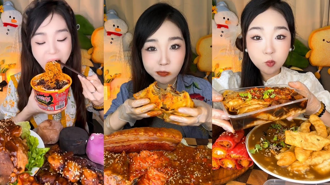 Extreme Spicy Mukbang 🌶🔥 | Noodles, Wings & Curry Challenge - YouTube