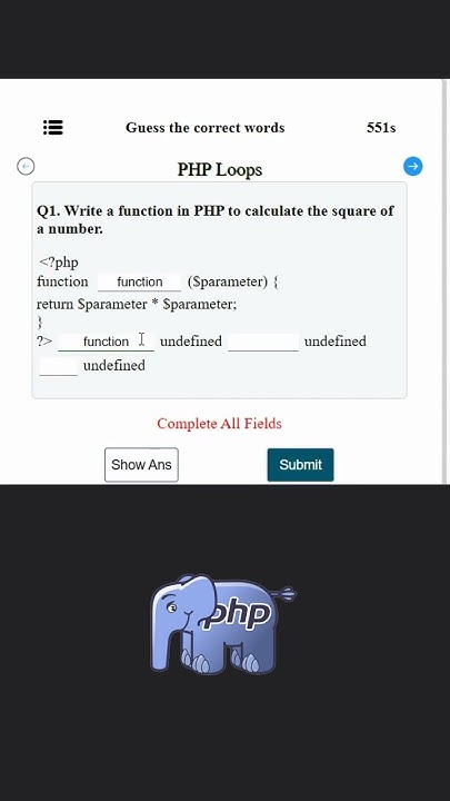 1 marks Php loop question for interview #php #react #coding #interview #question #answer - YouTube