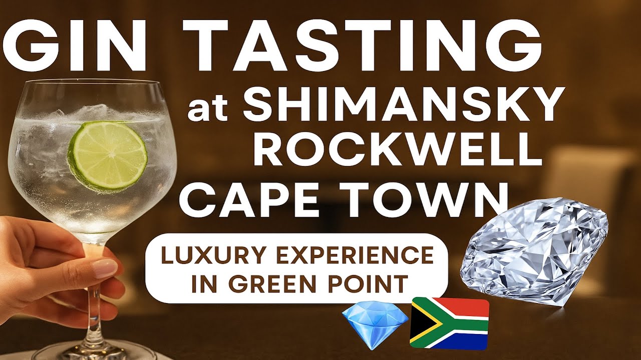 Gin Tasting at Shimansky Rockwell Cape Town | Luxury Experience in ...