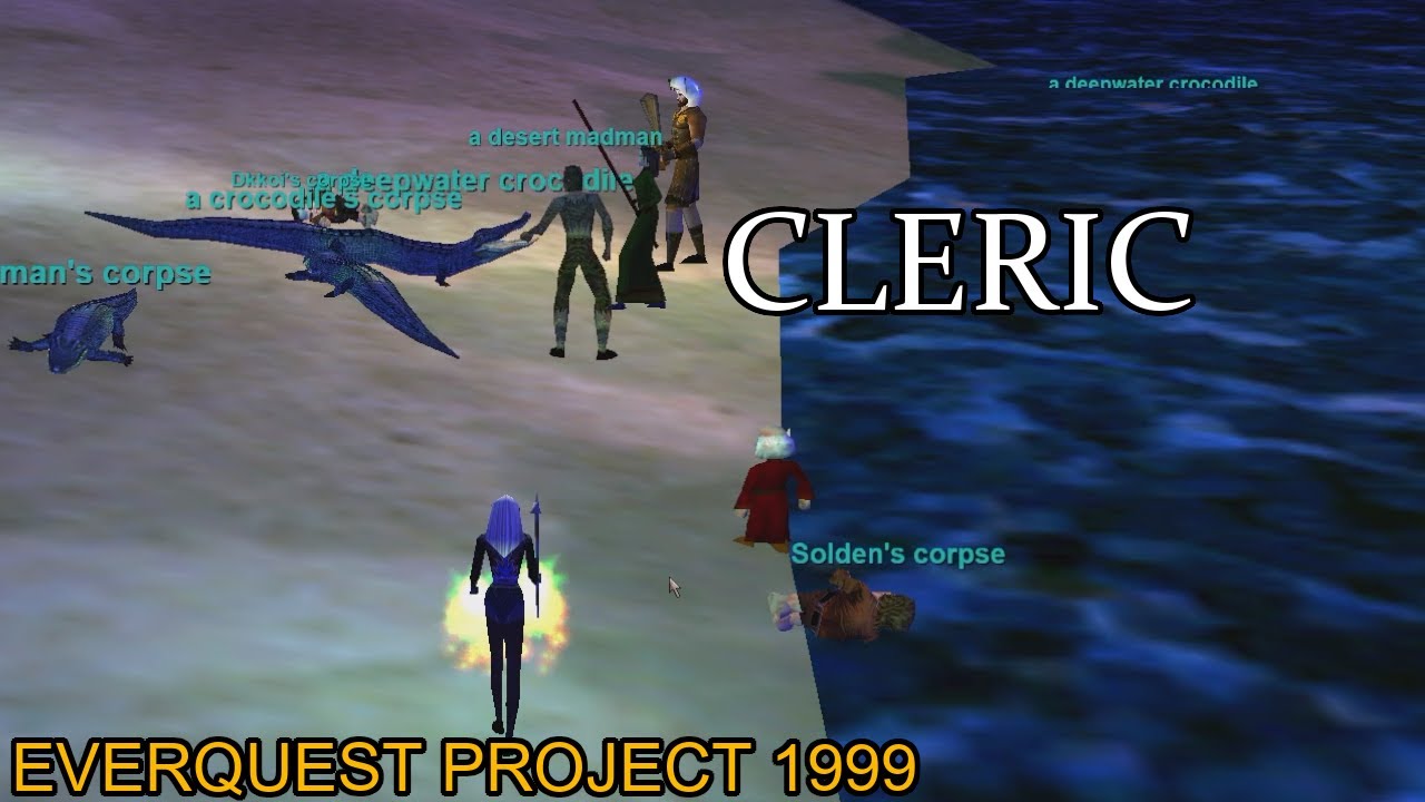 Oasis grouping - Dark Elf Cleric (EQ P99 Green) part 34 - YouTube