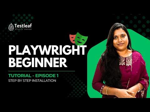Playwright Pre-program Software Setup Video - YouTube