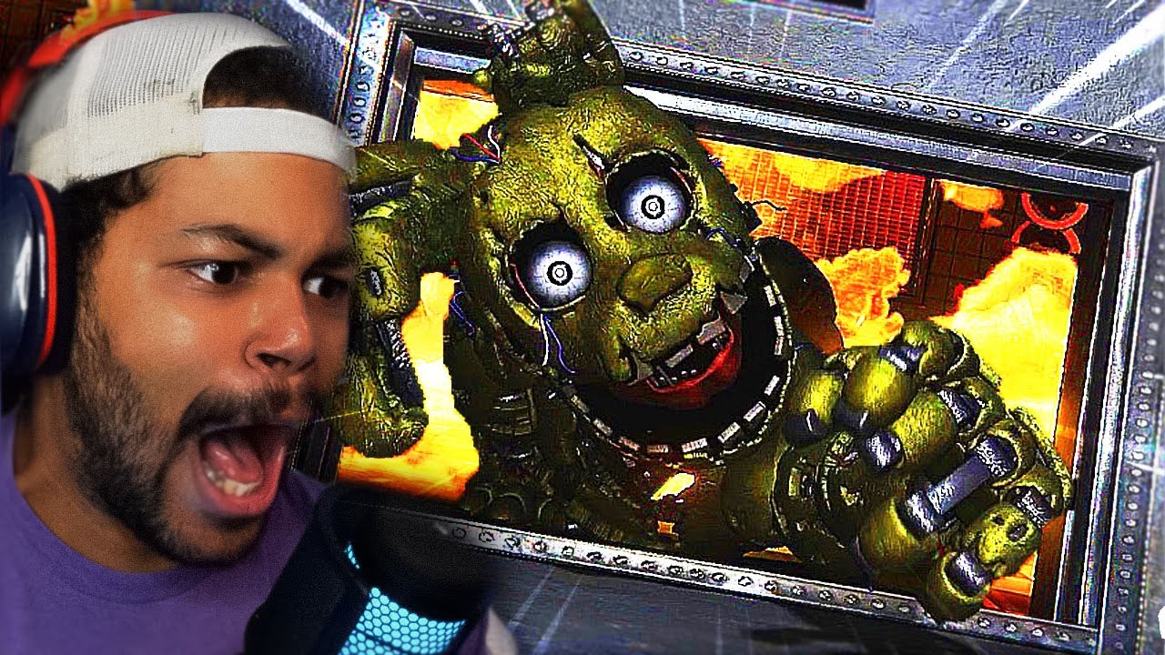 CURSED SPRINGTRAP IS TERRIFYING | Glitched attraction - YouTube