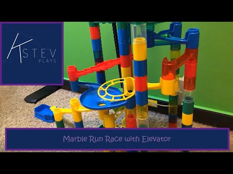 KStevPlays - Marble Run with Elevator - 40 Marble Race - YouTube