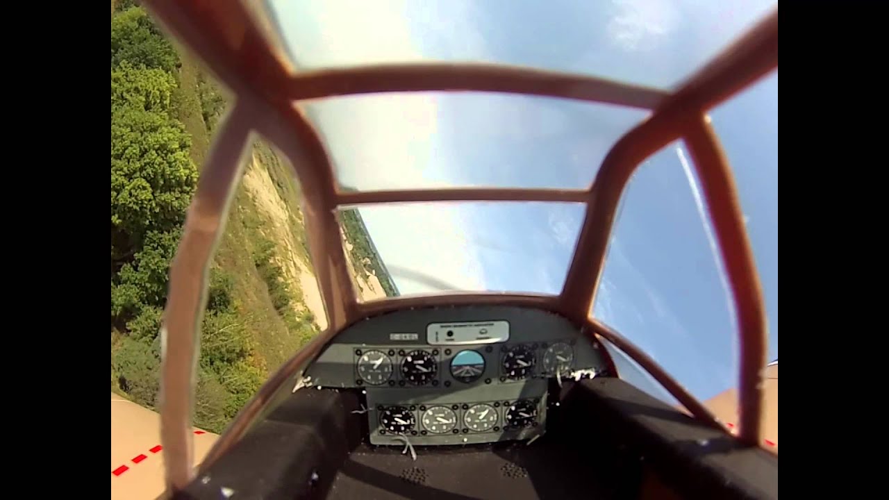 FMS BF-109 in the cockpit review - YouTube