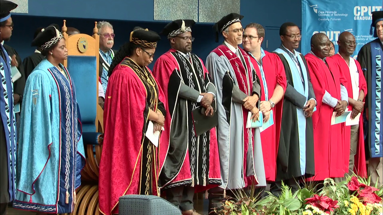 CPUT Summer Graduation Ceremony - Tuesday 12th December 2017 at 14:00 ...