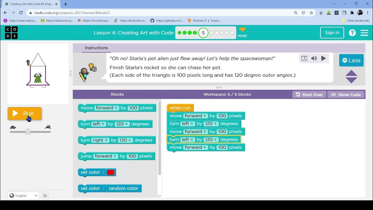 L4-5 |Code.org | Express-2021 | Lesson 4: Creating Art with Code ...