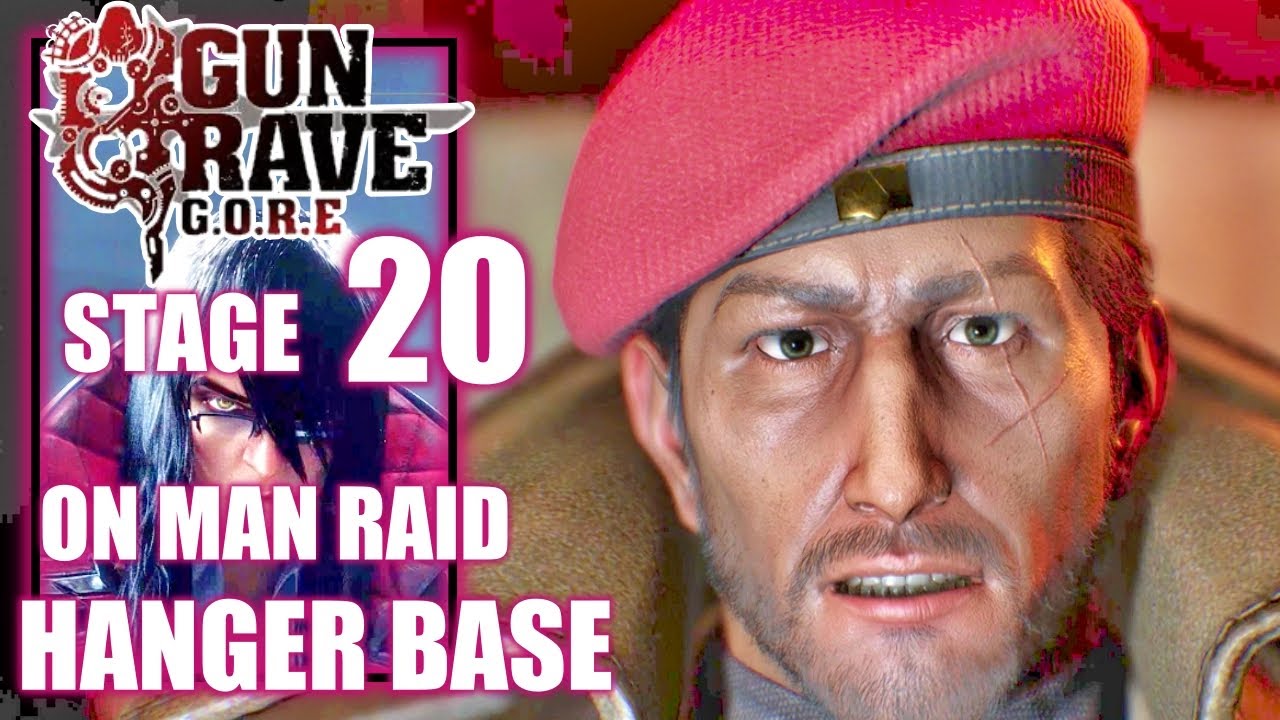 Gungrave G.O.R.E. - One Man Raid Stage 20 Hanger Base - No Commentary ...