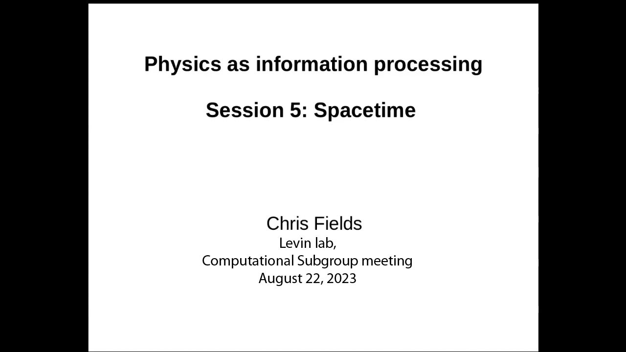 Physics as information processing - YouTube