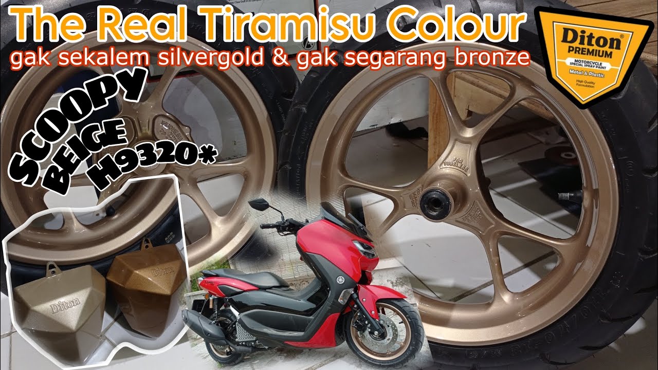 Tiramisu yang paling pas | Repaint velg New Nmax Scoopy Beige H9320 ...