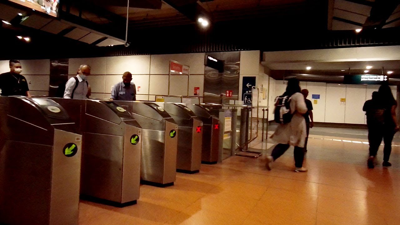 Singapore MRT ride from Marymount to Bishan train station - YouTube