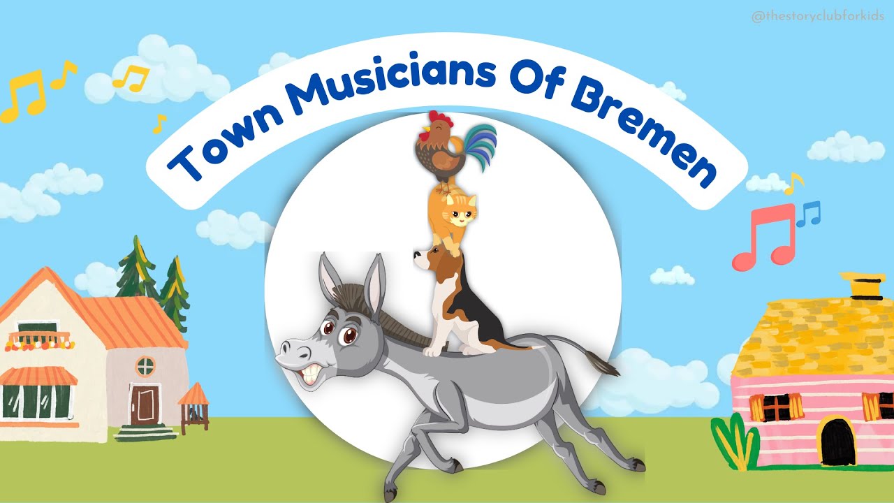 Town Musicians Of Bremen | English Story For Children (age 4 years ...