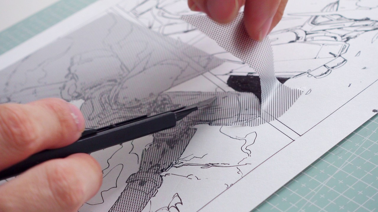 Drawing manga the hard way - YouTube