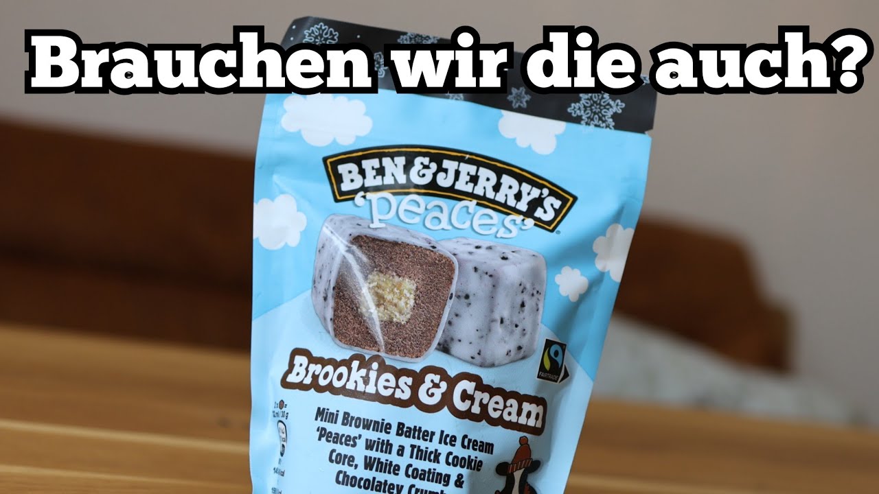 Brookies & Cream "Peaces" von Ben Jerry's im Test - YouTube