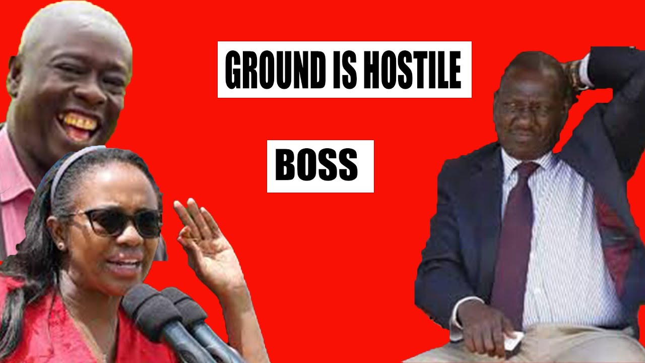 HOSTILE ground for SUSAN KIHIKA as she is BOOED for SPEAKING RUTO in NAKURU - YouTube