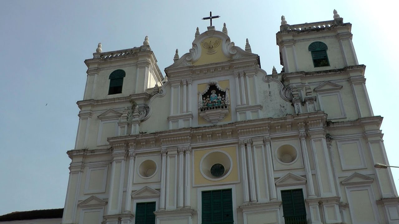 India - state of Goa - city of Margao with its Holy Spirit Church - YouTube