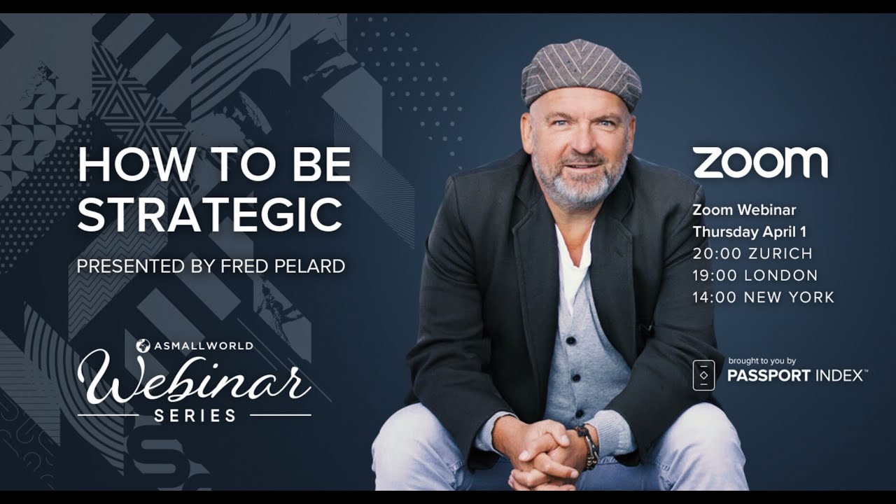 ASW Webinar Series "How to Be Strategic" with Fred Pelard - YouTube