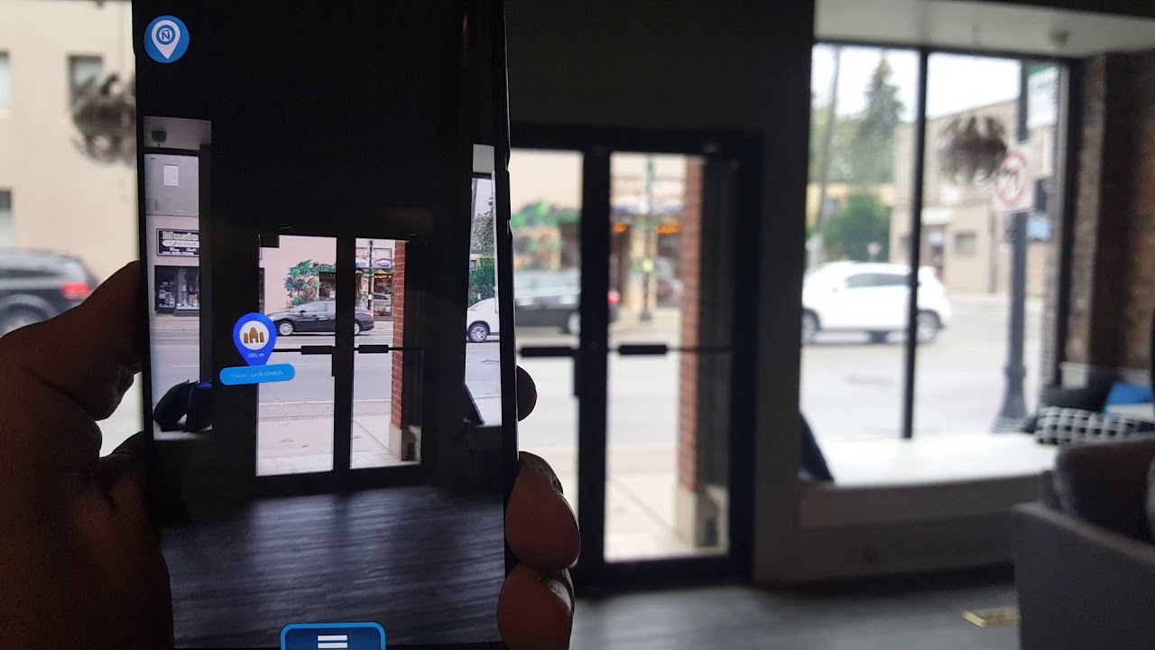 Augmented Reality Beacon Wayfinding - with Video POI - YouTube