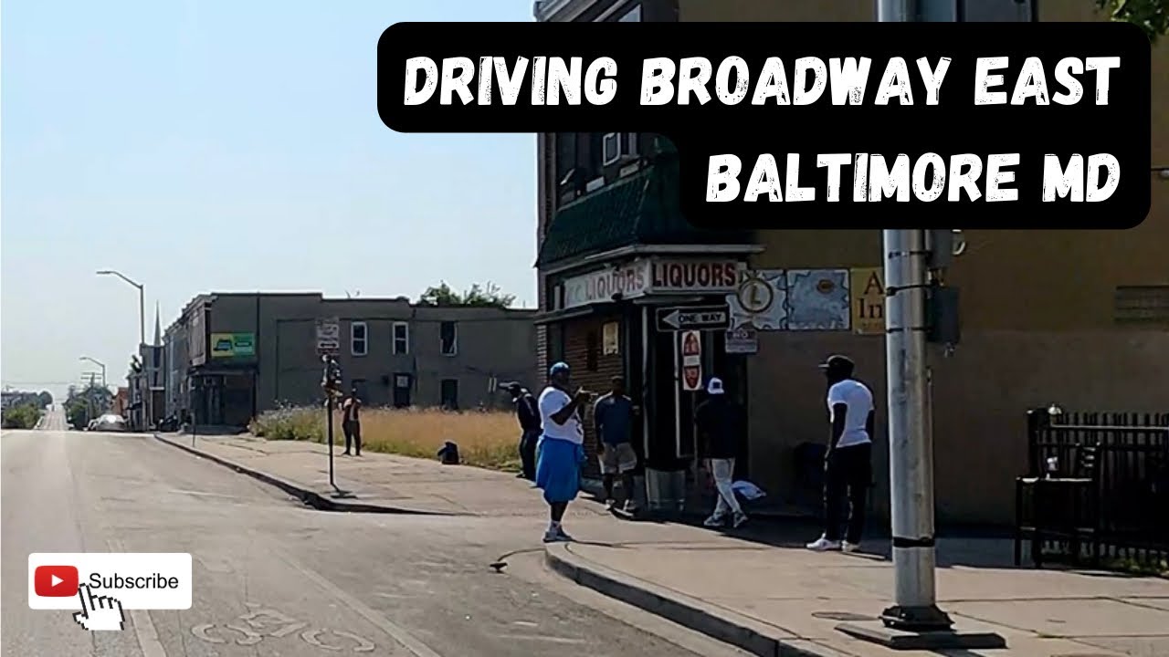 Driving Baltimore’s Broadway East Neighborhood - YouTube