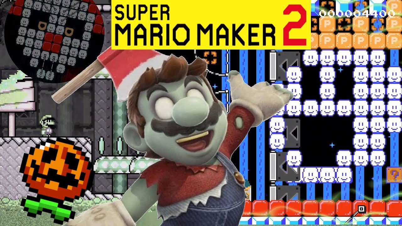 Super Mario Maker 2: 5 Scary Halloween Levels - YouTube