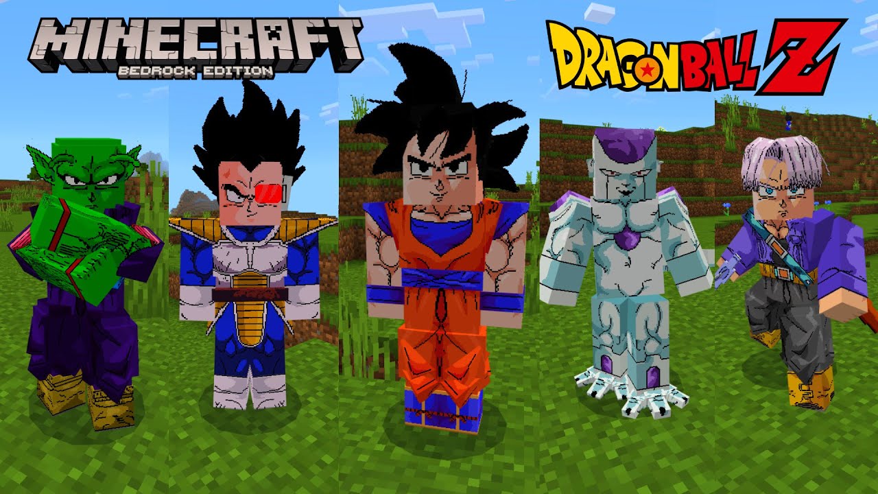 DRAGON BALL ADDON PARA MINECRAFT PE 1.21 BEDROCK - Dragon Ball Addon Minecraft PE MCPE - YouTube