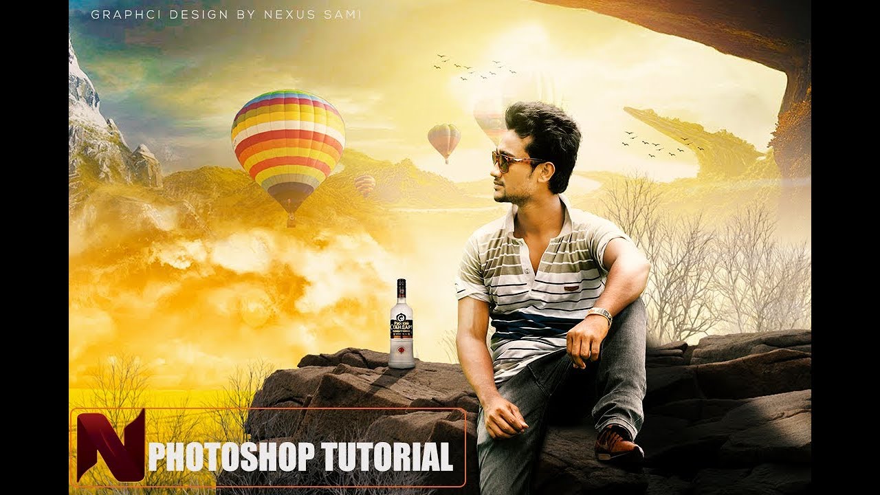 Photoshop Tutorial Natural Background Photo Manipulation By Photoshop ...