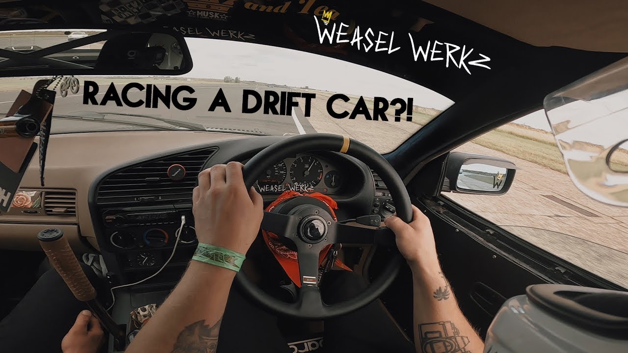 Racing A Drift Car?! | BMW E36 Track Day - YouTube