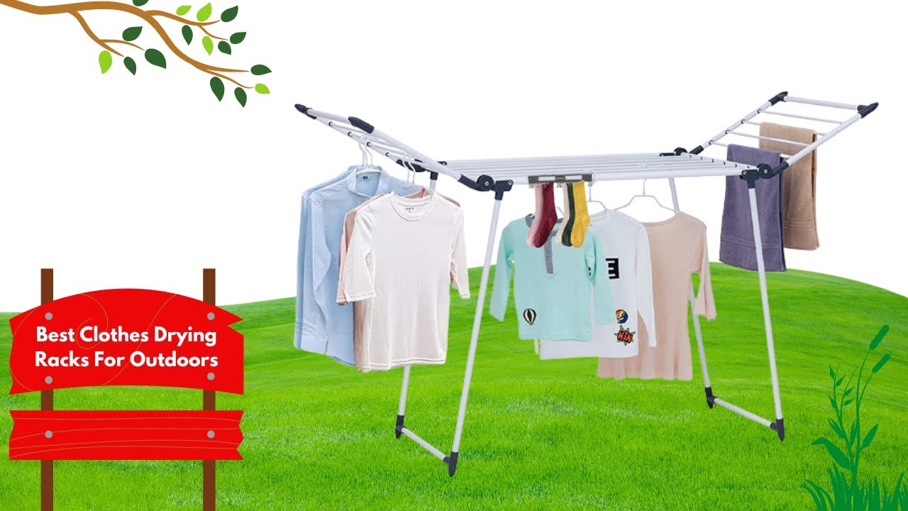 Top 5 Best Clothes Drying Racks For Outdoors - YouTube