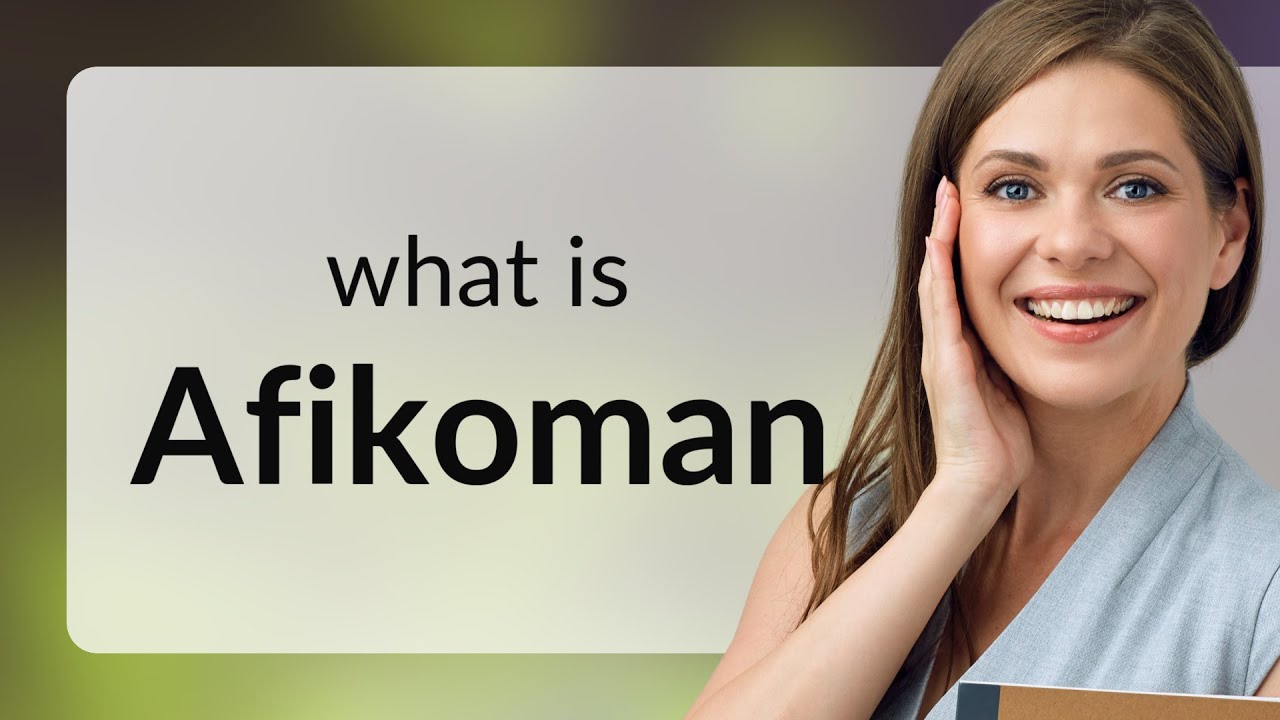 Unraveling the Mystery: The Meaning of "Afikoman" - YouTube