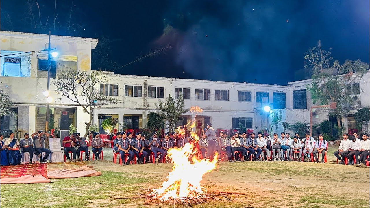 Camp Fire MDPG College Pratapgarh Rovers/Rangers Samagam 2025 | Rajju ...