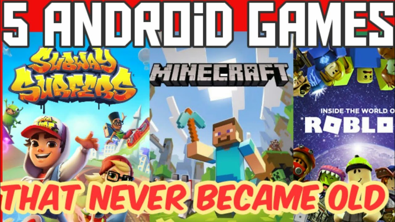 TOP 5 ANDROID GAMES THAT *Never became old* | Old is Gold Games - YouTube