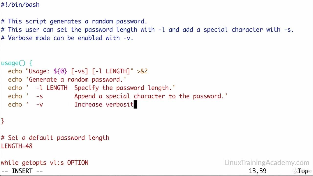 028 Parsing Command Line Options With Getopts Part 1 Youtube