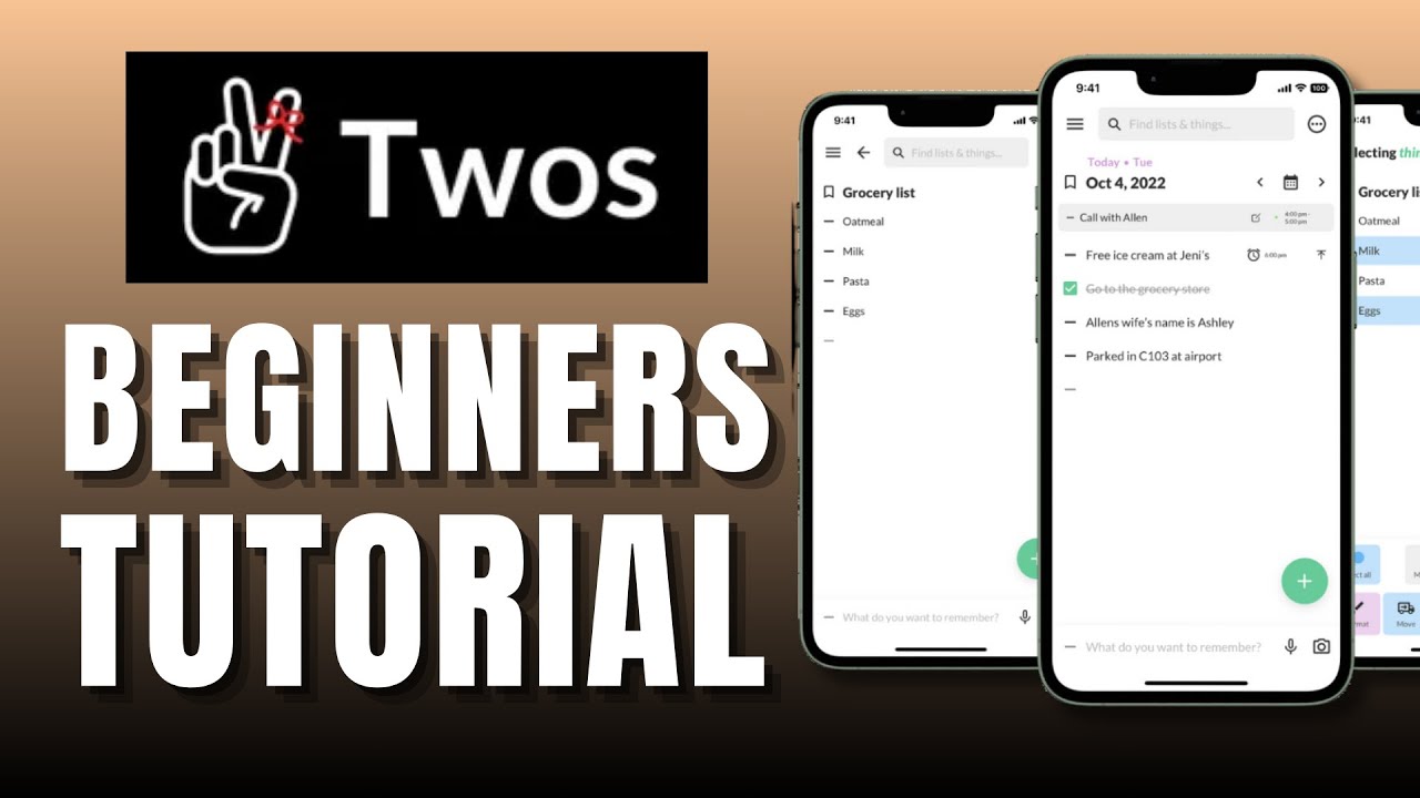 How To Use Twos App (Beginners Tutorial) - YouTube