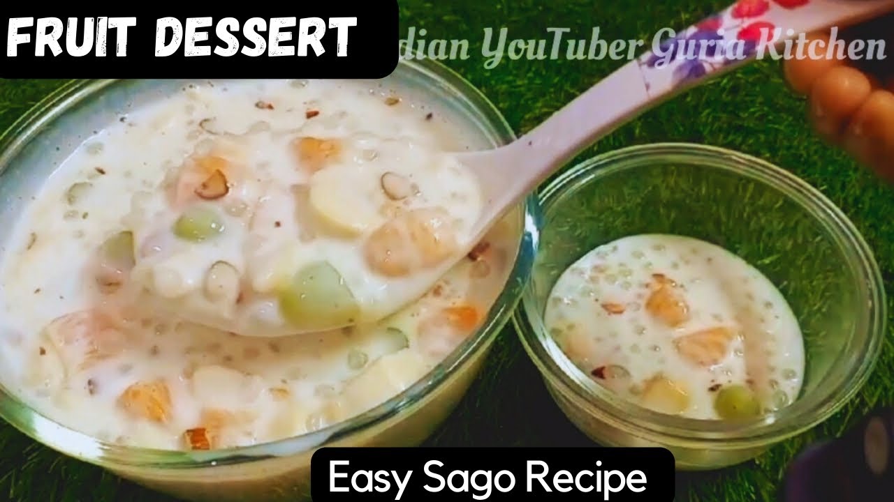 Sago Fruits Dessert 🍝 Easy Sago Recipe Mahashivratri Special Falahaar ...