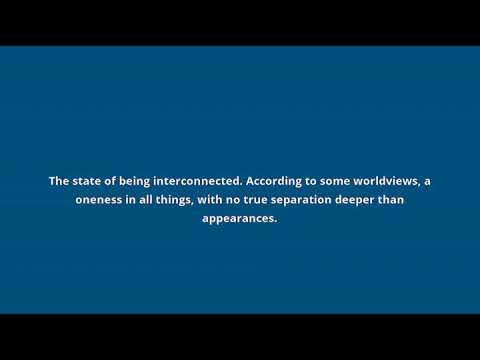 what is the meaning of interconnectedness - YouTube