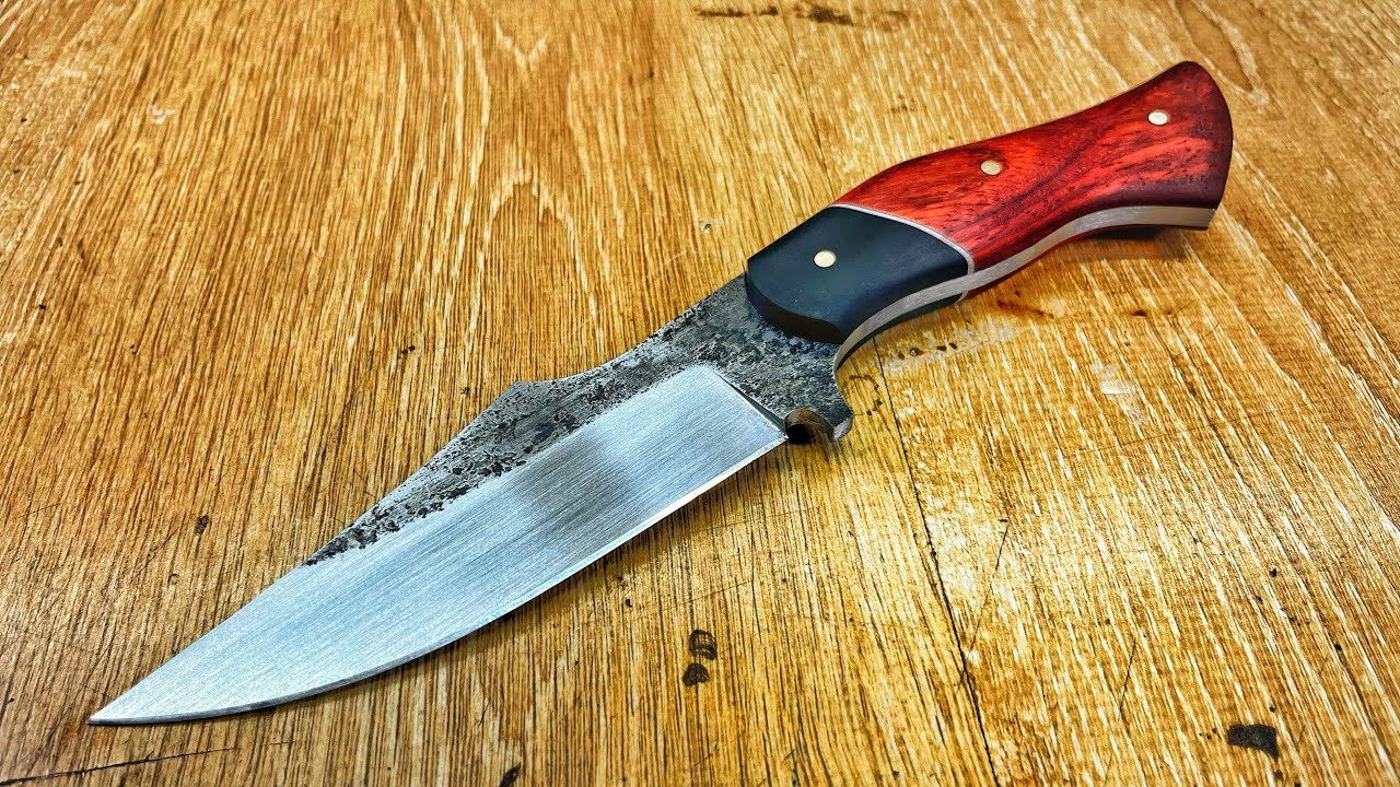 Making A Hunting Knife - YouTube