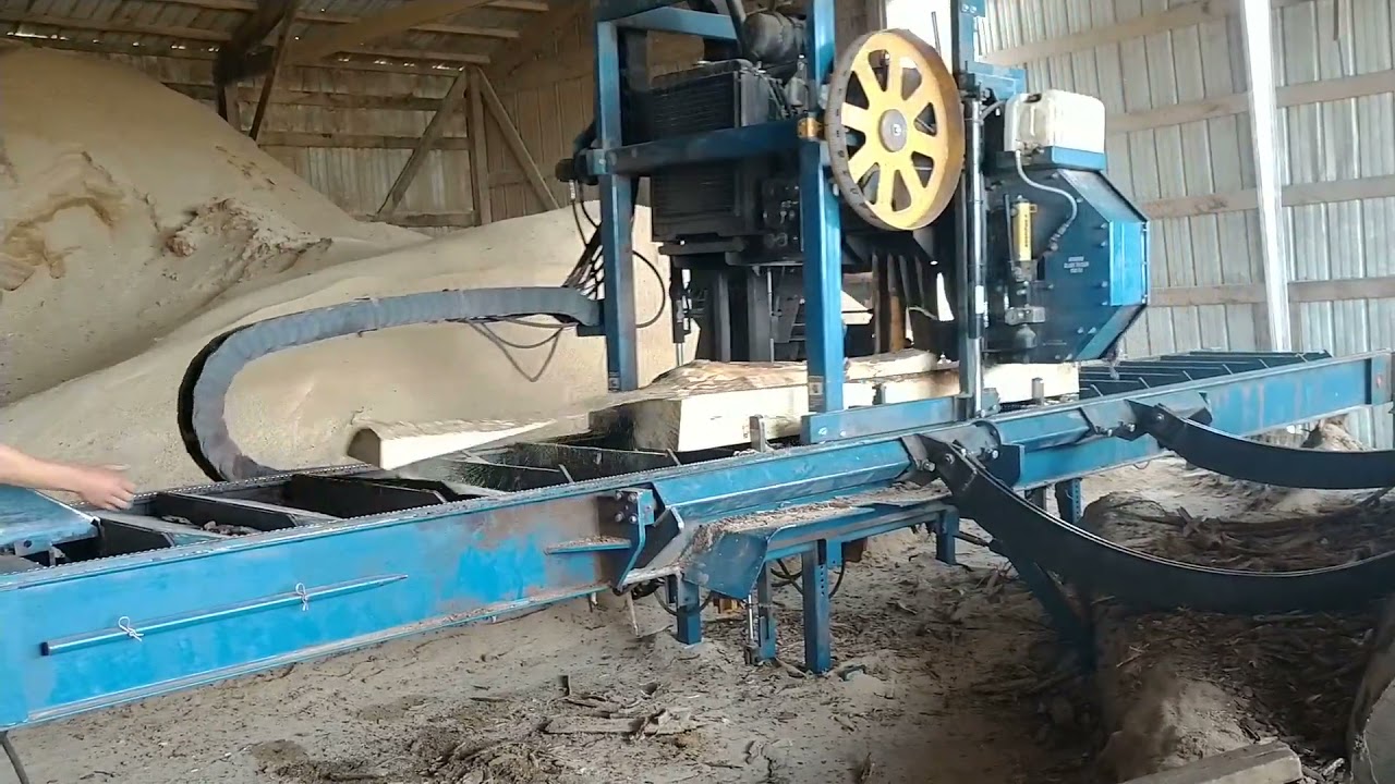 BAKER 3665D BANDSAW MILL - YouTube