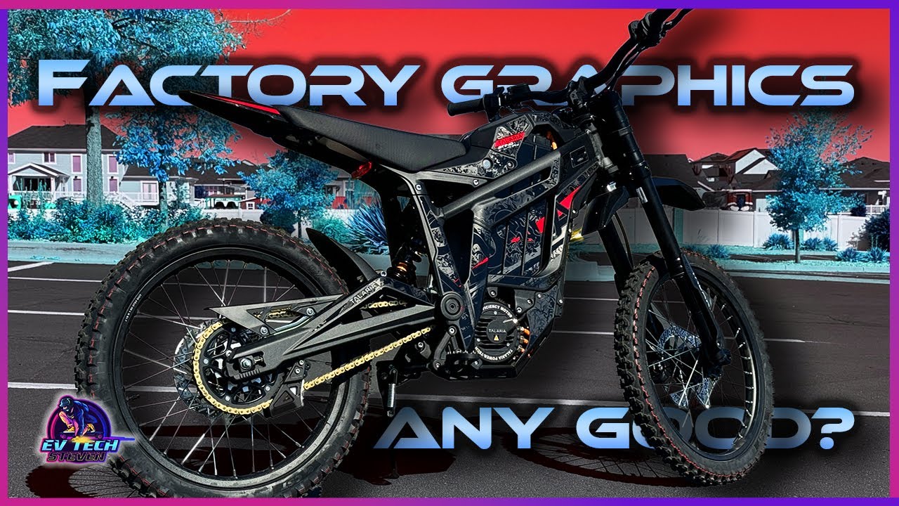 Talaria MX5 Pro Factory Vinyl Graphics Stickers Kit Review. Not a ...