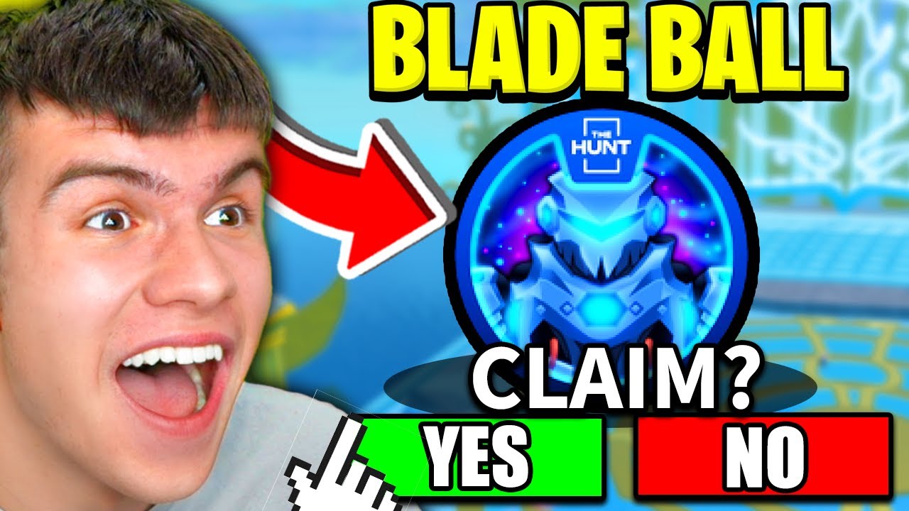 How To GET THE HUNT BADGE In Roblox BLADE BALL! ROBLOX THE HUNT EVENT ...