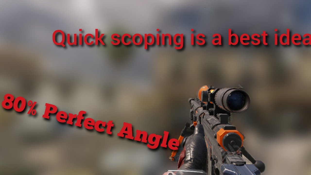 Call of Duty: Mobile Quick scoping is the best!! - YouTube