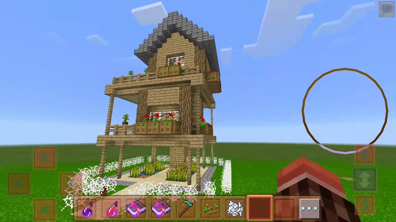 Giving a tour of my family house in minecraft (Easy) - YouTube