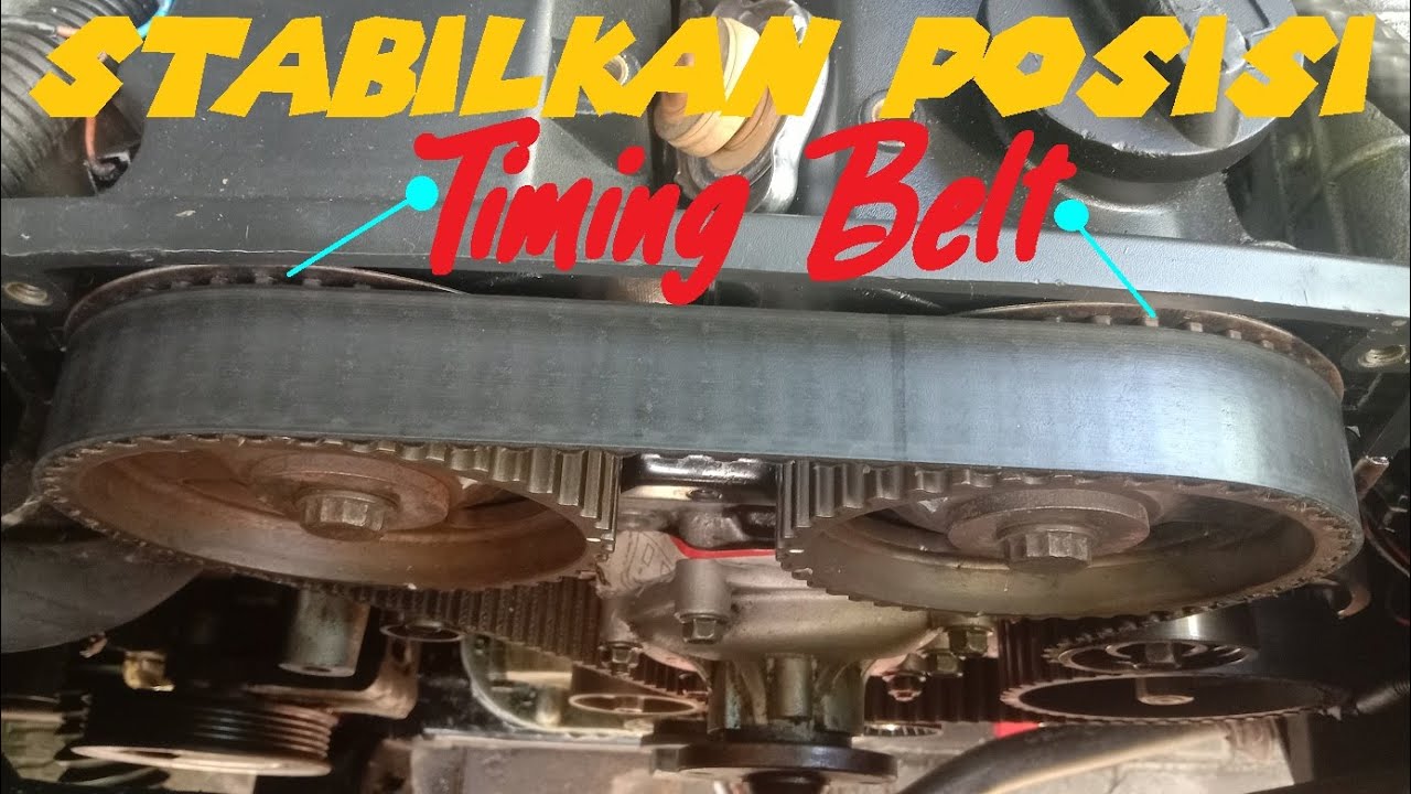 Timing Belt Geser dan Rawan Putus | Stabilkan Posisi Timing Belt - YouTube