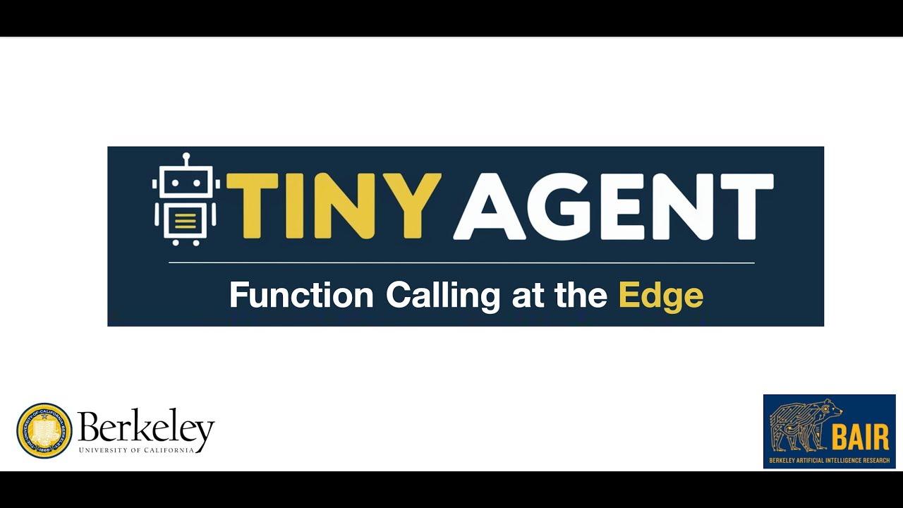 TinyAgent: Function Calling at the Edge - YouTube