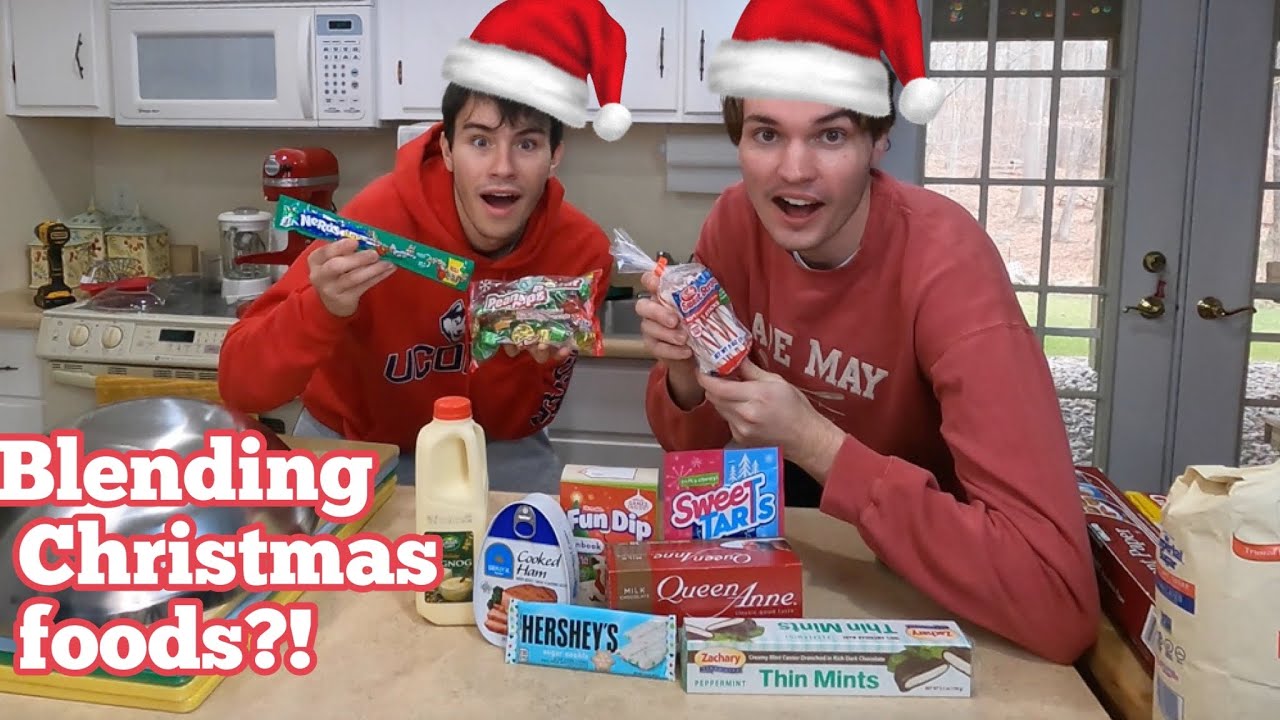 We blended every Christmas food together and drank it! *DISGUSTING ...