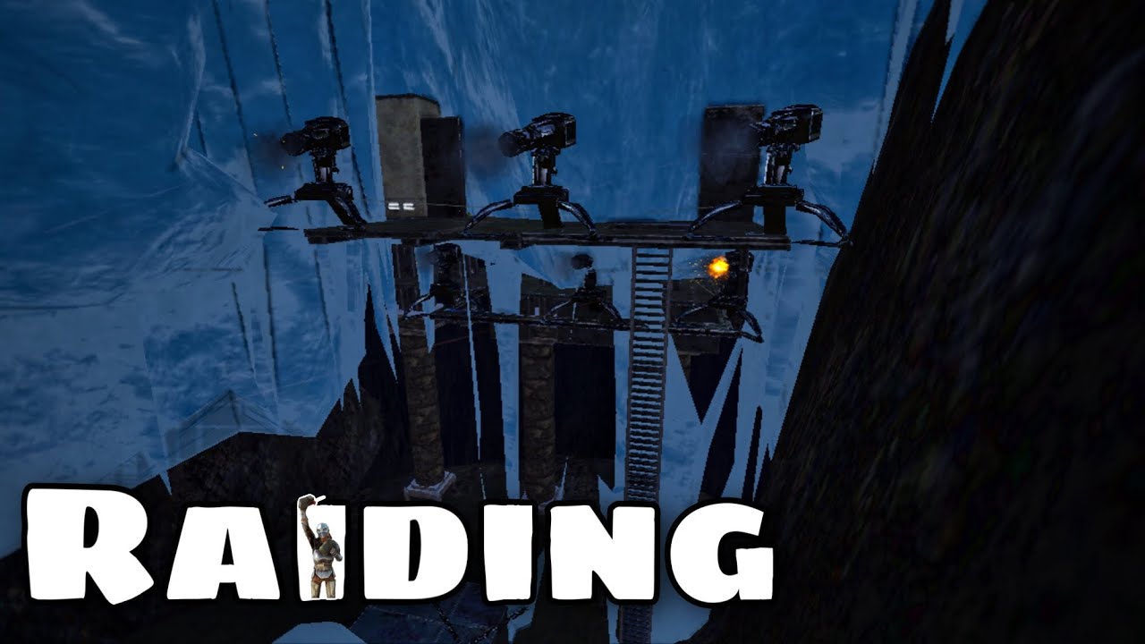 Ark Mobile - Raiding Mesh Base with only hide armor - YouTube