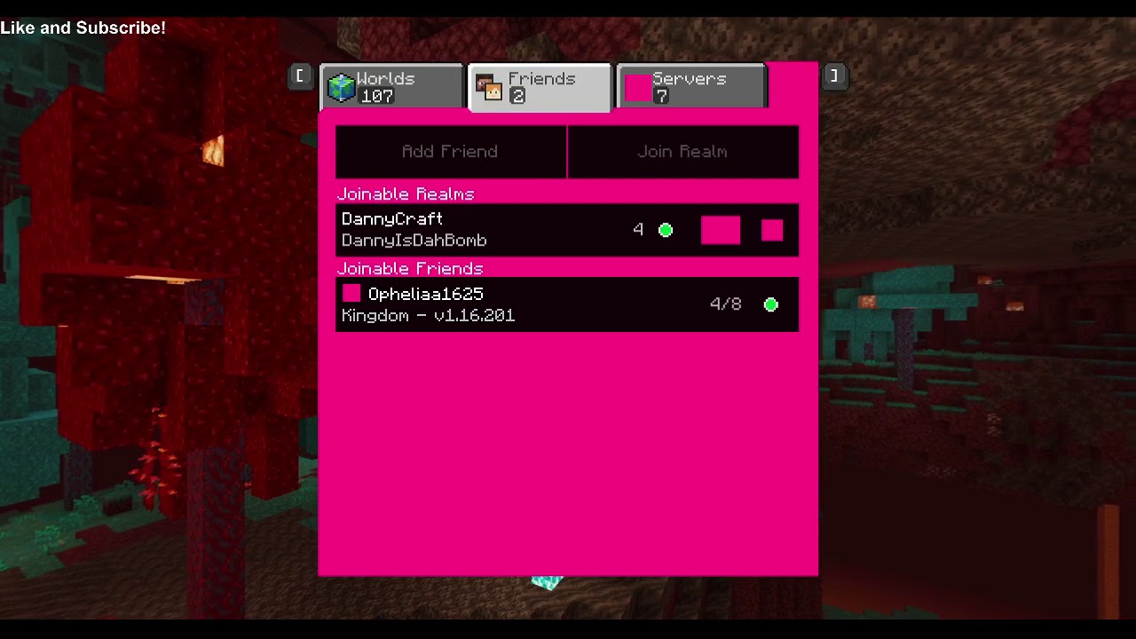 epic minecraft pink glitch - YouTube