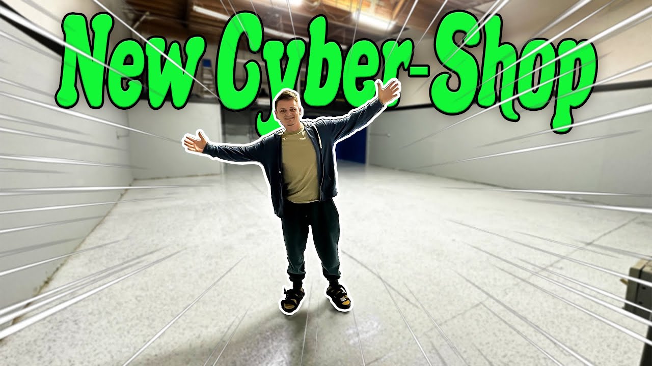 Preparing the new Cyber-shop - YouTube