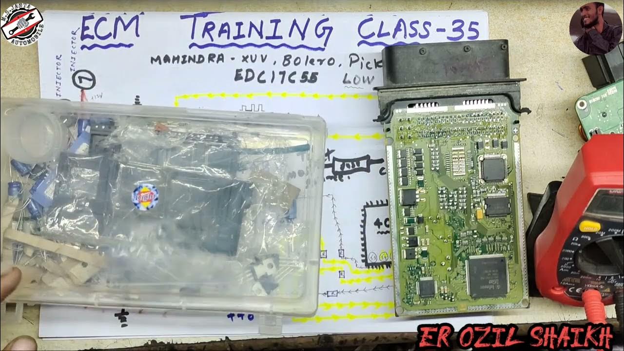 Ecm Training Class-35 | Low side injector section of Edc17C55 | Mahindra Borelo ecm | Injector ...